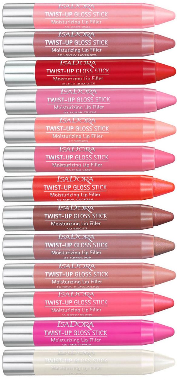 Isadora-Twist-Up-Gloss-Sticks-2014 - Beauty Trends and Latest Makeup ...