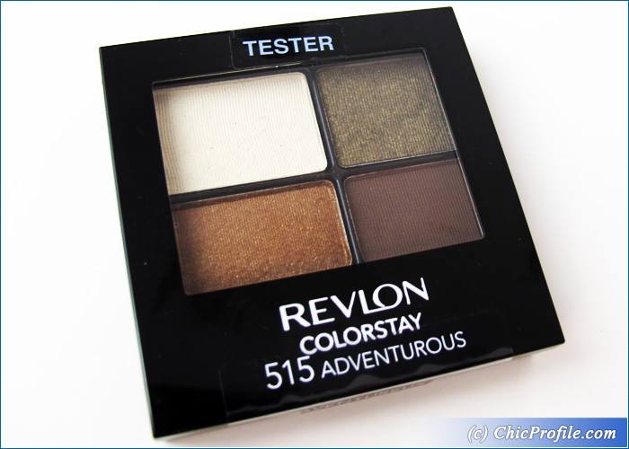 Revlon Colorstay Adventurous Eyeshadow Quad Review, Swatches, Photos ...