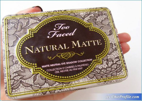 Too Faced Natural Matte Eyeshadow Palette Review, Swatches, Photos ...