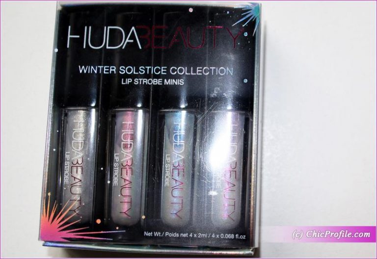 Huda Beauty Winter Solstice Mini Lip Strobes Review, Swatches, Photos ...
