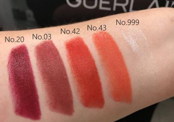 Guerlain New Rouge G Lipstick 2018 Swatches!!! - Beauty Trends and ...