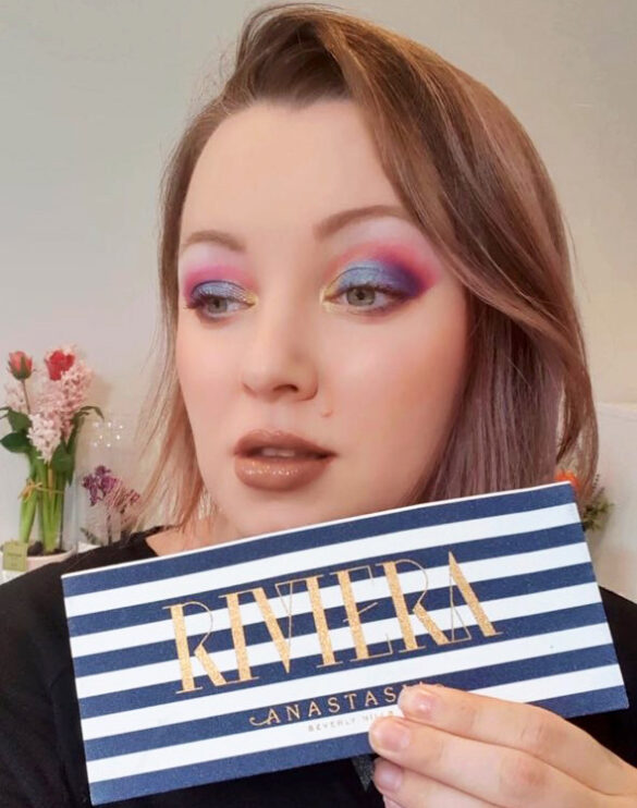 ABH Riviera Palette Review, Swatches & Makeup Look Anastasia Riviera ...