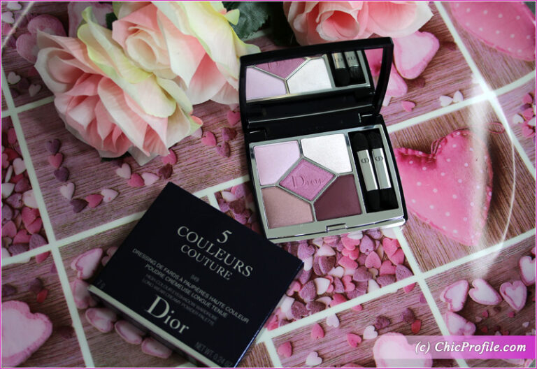 Dior 5 Couleurs Couture 849 Pink Sakura Eyeshadow Palette Review, Live Swatches, Makeup Looks ...
