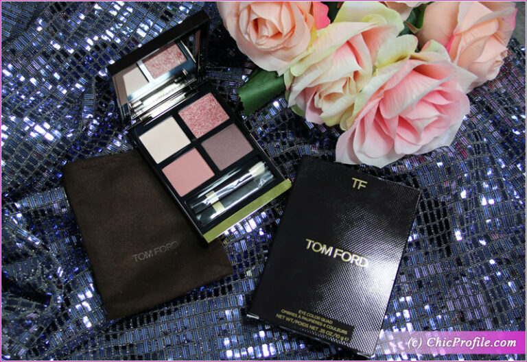 Tom Ford Insolent Rose Eyeshadow Quad Review, Live Swatches & Makeup ...